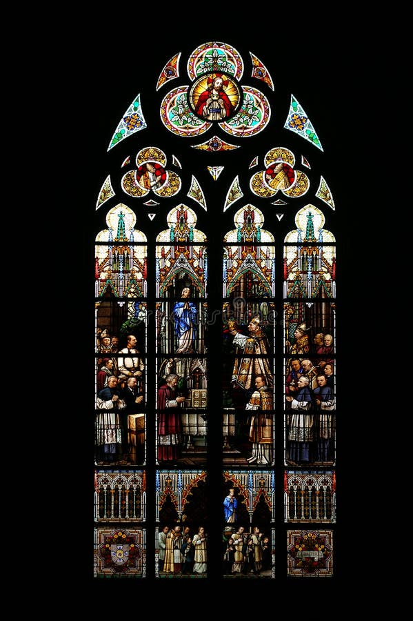 Church window editorial photography. Image of coloured - 1303257