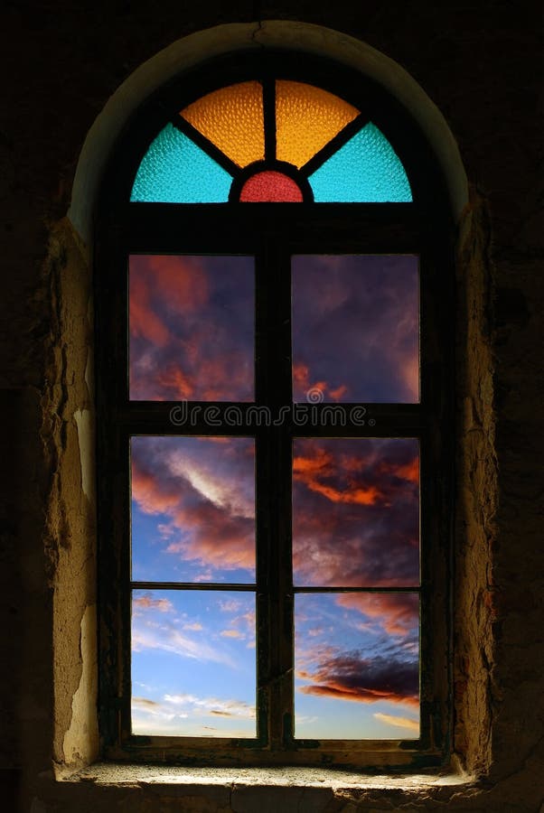 Church window stock photo. Image of spirituality, twilight - 19308366