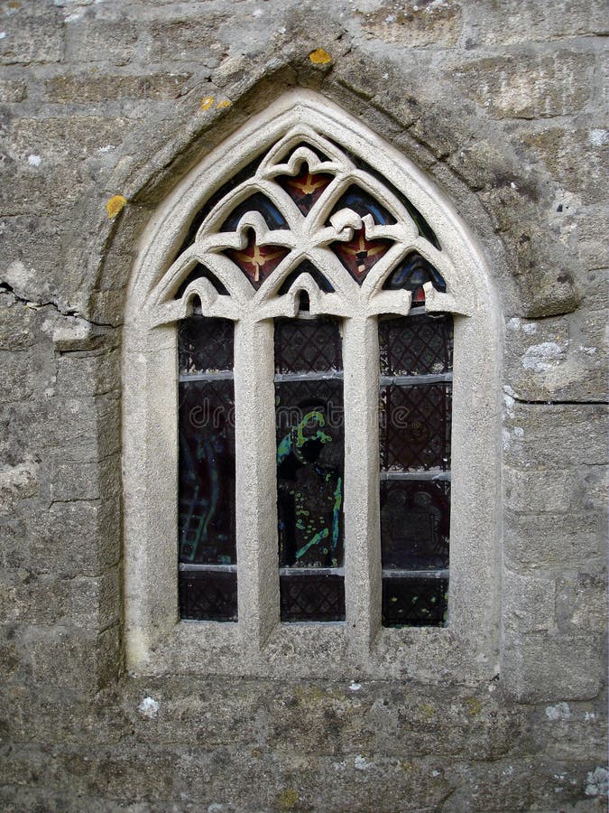 Church Window stock image. Image of stone, detail, ancient - 209591