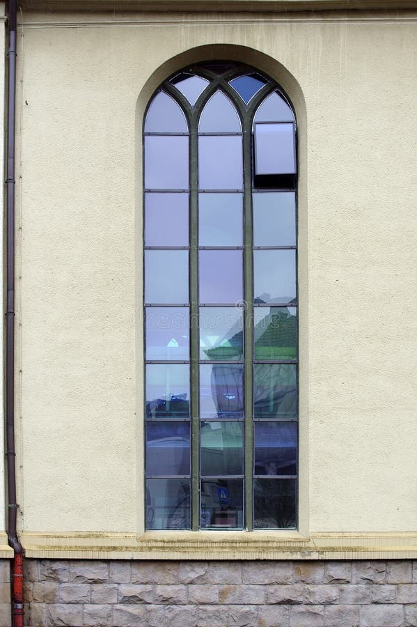 Church window stock image. Image of church, plaster, reflection - 37863851