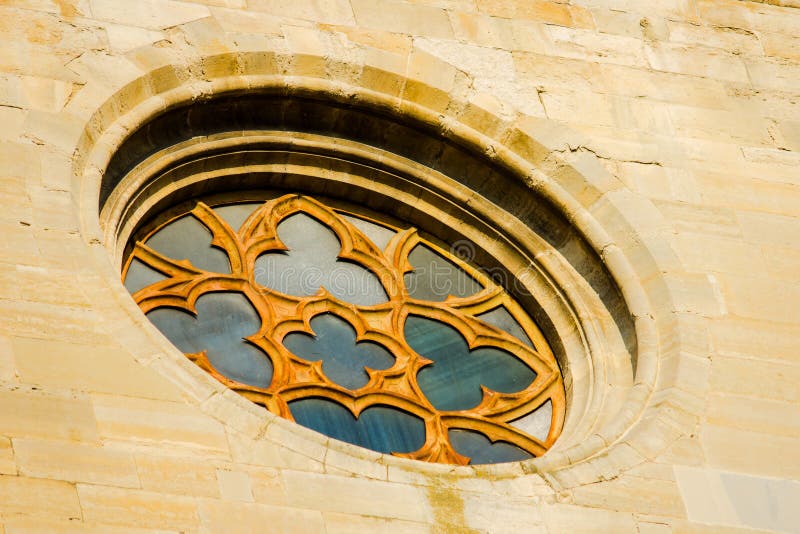Church window stock photo. Image of round, window, cluj - 63162980