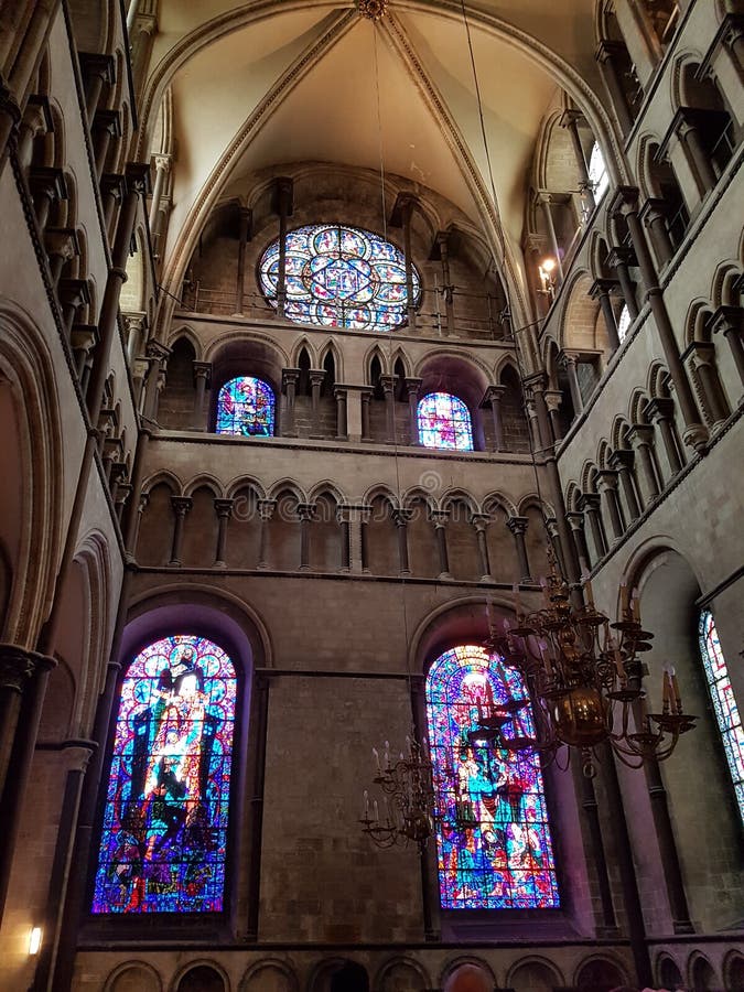 Church Windows and Ceiling stock image. Image of windows - 97465381