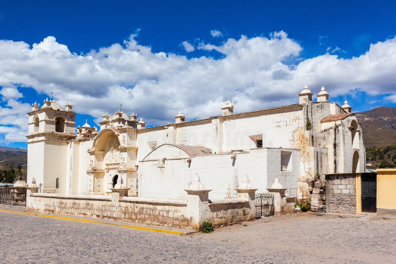 Church in Yanque stock photo. Image of peru, inca, condor - 127732660