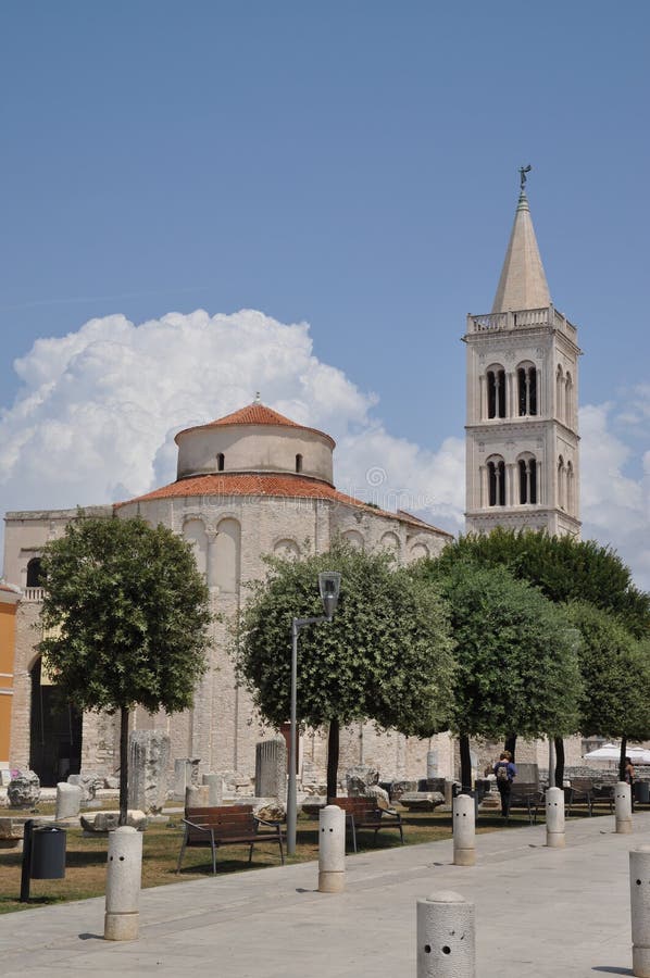 Church in Zadar stock photo. Image of architecture, donatella - 25121566