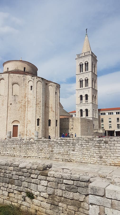 Church zadar editorial stock image. Image of buildings - 90968474