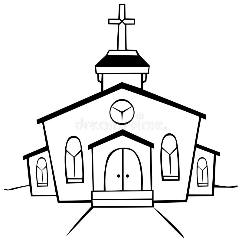 Church Building Temple Faith Christian Stock Illustration ...