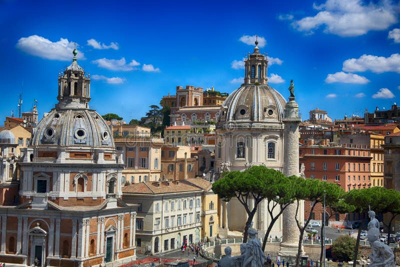 Churches in Rome stock image. Image of colloseo, reigion - 80003843