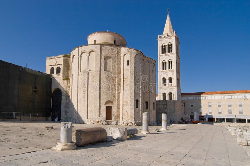 Churches of Zadar stock image. Image of landmark, travel - 25110751