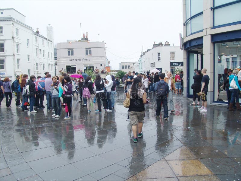 Churchill Square editorial photo. Image of coastal, rainy - 29082296