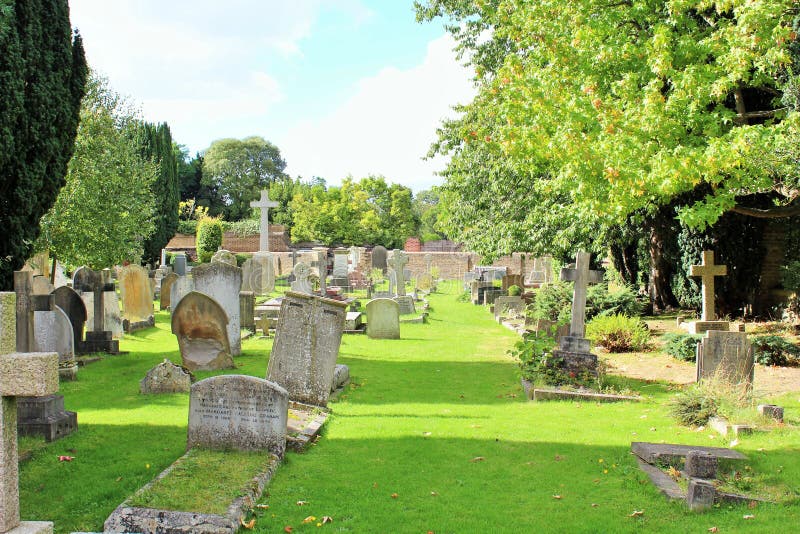 Churchyard. editorial stock image. Image of churchyard - 95104374