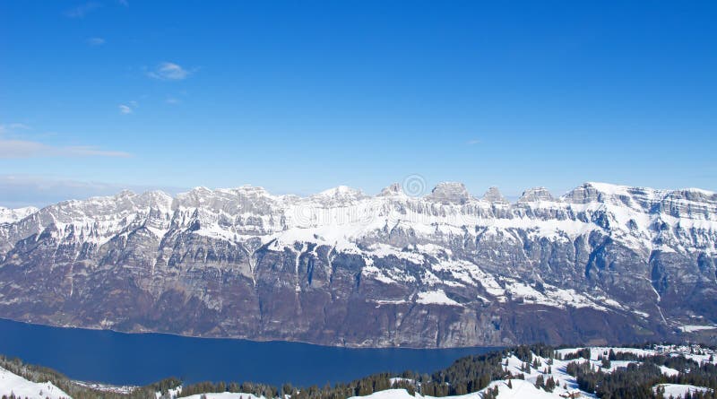 Churfirsten stock photo. Image of environment, lake, gallen - 15702298