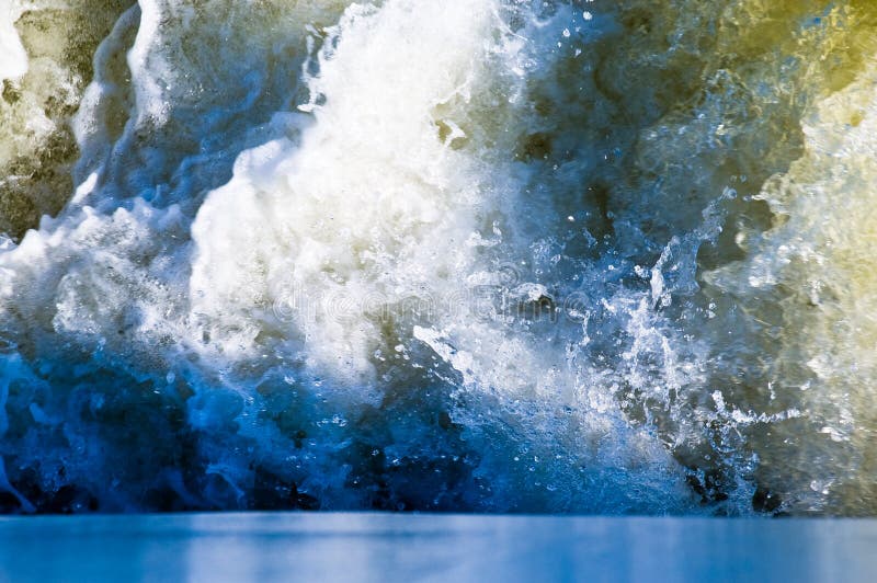 Churning Water stock photo. Image of movement, motion - 4202186