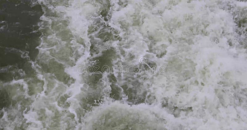 The Churning Water Behind a Boat in the Mediterranean Caused by the ...