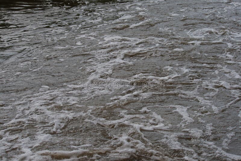 CHURNING WATER with FOAM stock photo. Image of background - 86033260