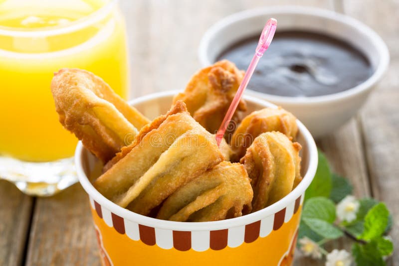 Churros stock image. Image of sauce, tower, dessert, dulce - 42277981