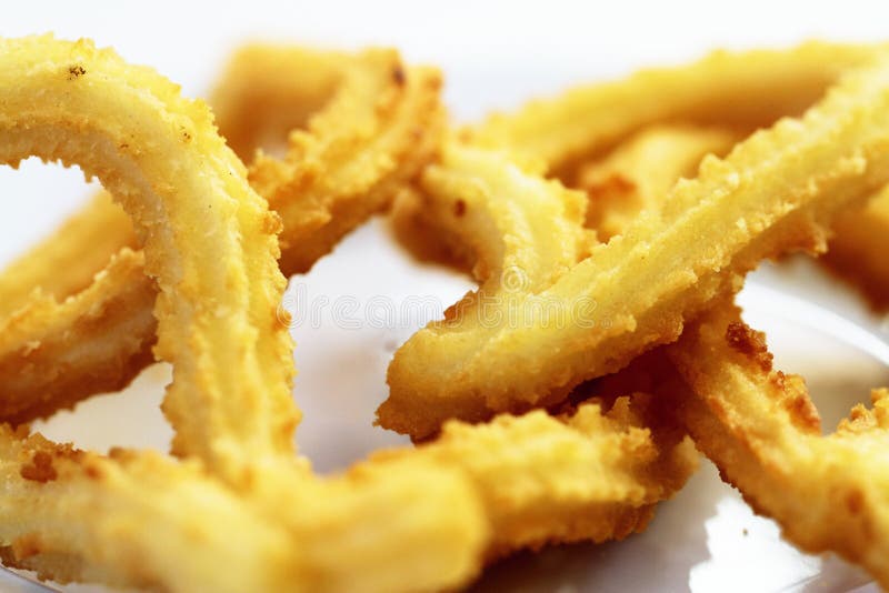 Churros Gastronomic Scene Highlighting Breakfast Stock Image - Image of ...