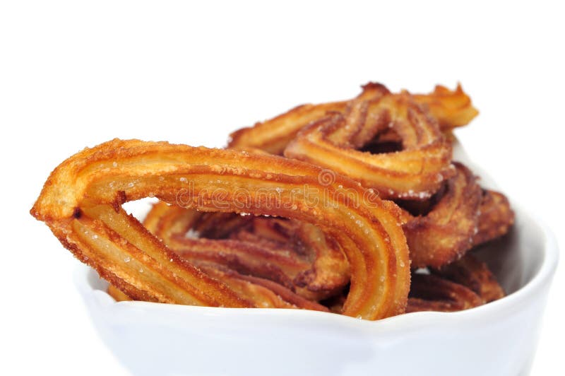 Churros, Typical Spanish Sweet Stock Image - Image of sugar, delicious ...