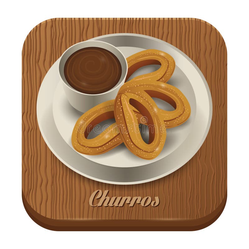 Churros. Vector Illustration Decorative Design Stock Illustration ...