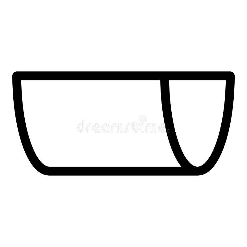 Chute Gutter Icon Outline Style Stock Vector Illustration Of Care