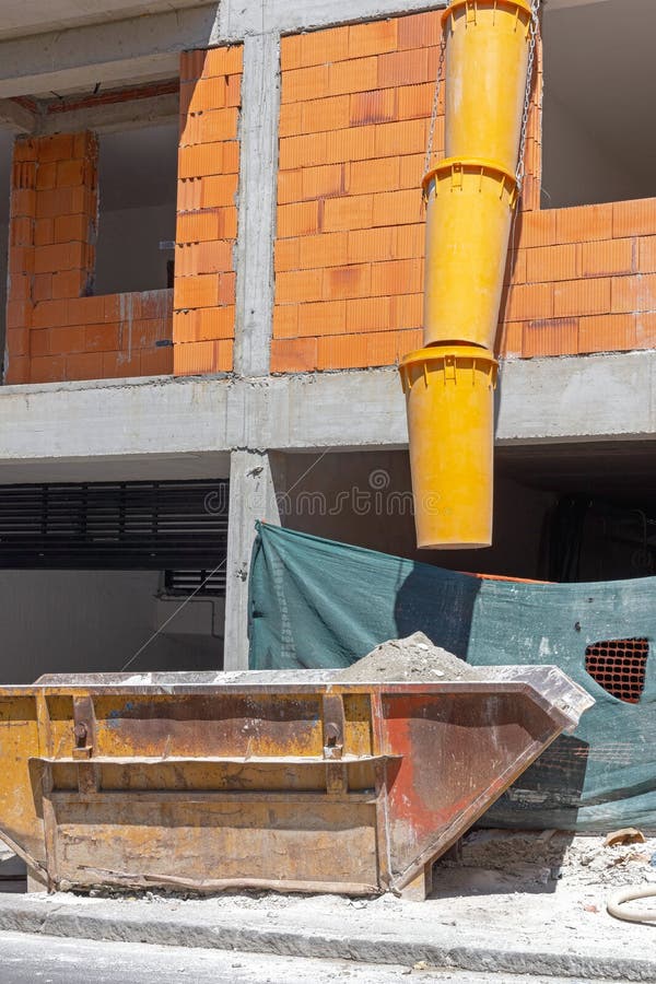 Chute and Skip stock image. Image of industrial, balkans - 227191335