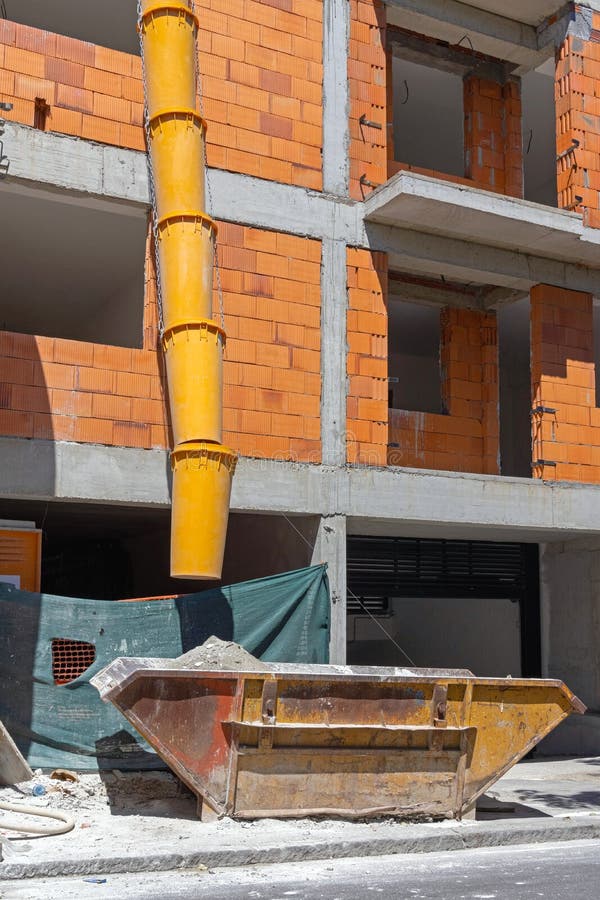 Skip and Chute stock photo. Image of equipment, plastic - 227805644