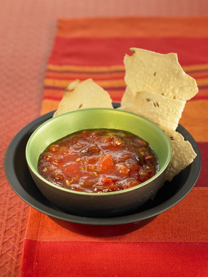 Chutney Do Tomate, Do Raisin E Da Semente Foto de Stock - Imagem de ...