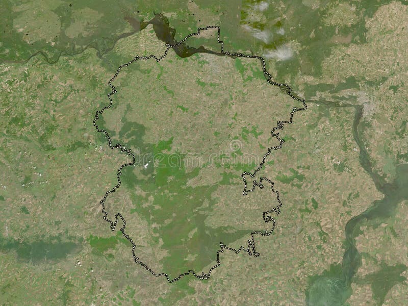 Chuvash, Russia. Low-res Satellite. No Legend Stock Illustration ...
