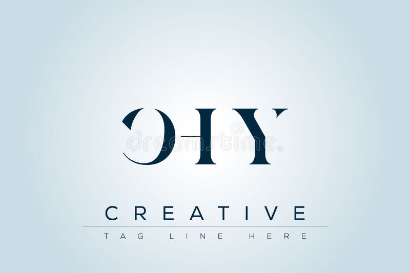 CHY abstract letter logo stock vector. Illustration of symbol - 363286956