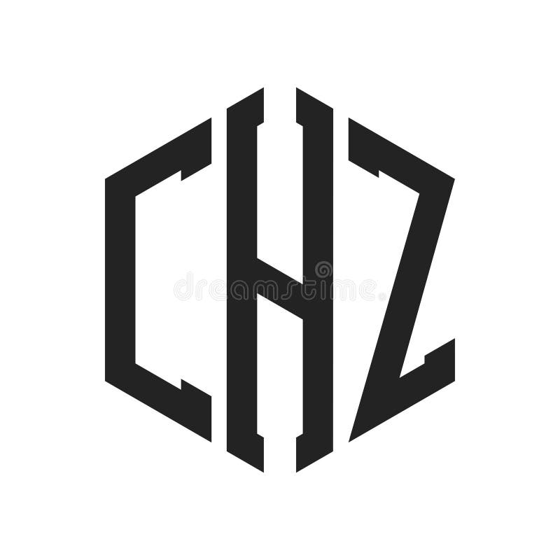 CHZ Logo Design. Initial Letter CHZ Monogram Logo Using Hexagon Shape ...