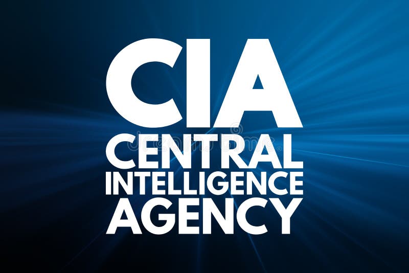 Central Intelligence Agency Website Homepage. Close Up of CIA Logo ...