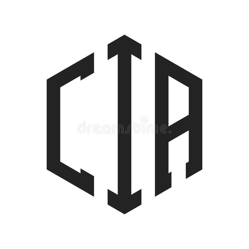 CIA Logo Design. Initial Letter CIA Monogram Logo Using Hexagon Shape ...