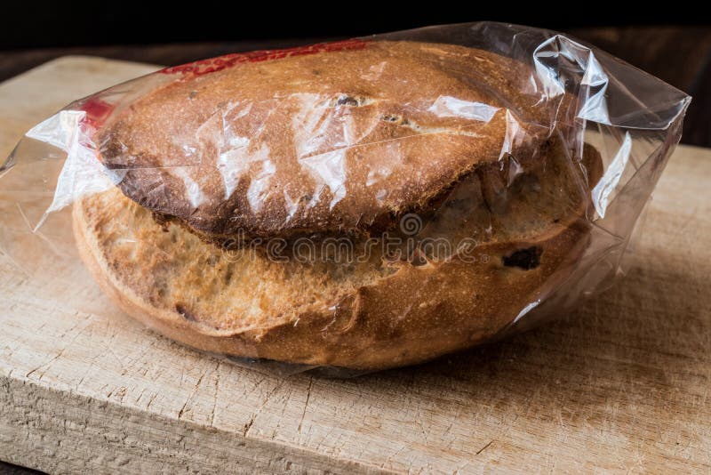 Ciabatta Bread in nylon stock image. Image of baked, meal - 83592399