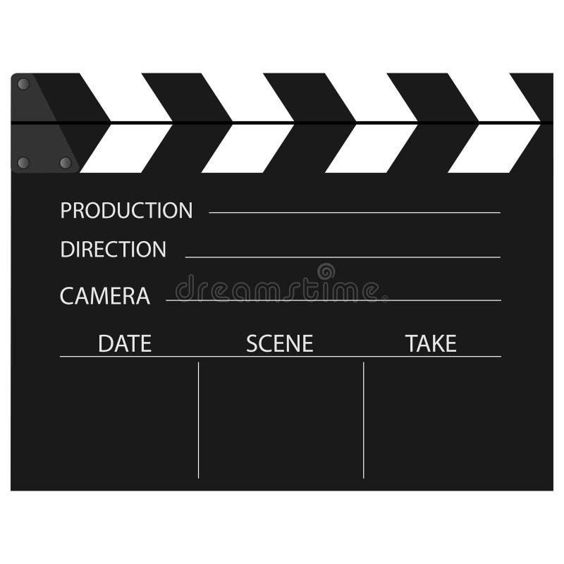 Ciak cinema icon stock vector. Illustration of broadcasting - 96396503