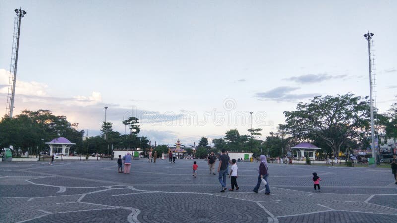 Ciamis Square is Visited by Many People in the Afternoon Editorial ...