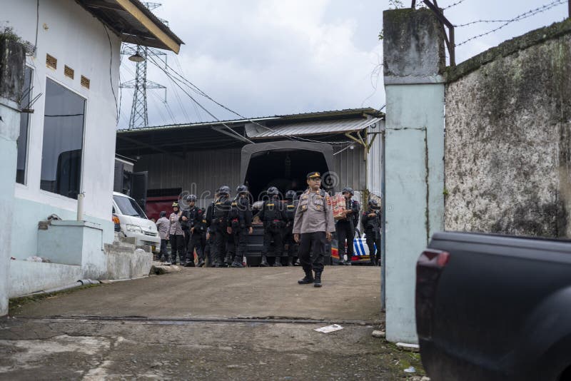 Cianjur, West Java, Indonesia - November 24 2022: Security Team from ...