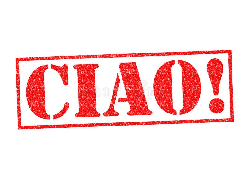 Ciao - Saluto in Italiano Iscrizione Di Calligrafia, Nota Scritta a ...