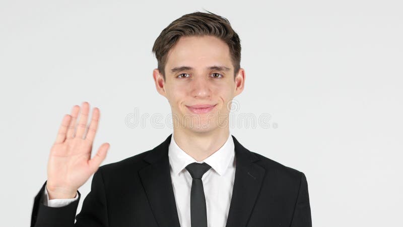 Ciao, Ciao, Mano D'ondeggiamento Della Donna, Benvenuto, Ritratto Su ...