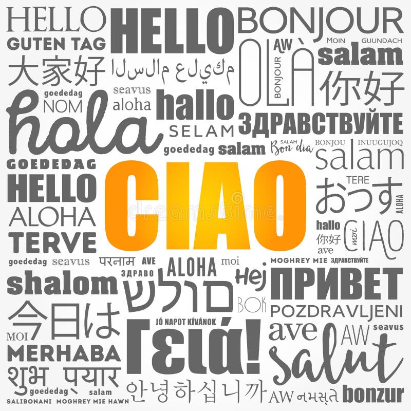 Ciao Greeting Stock Illustrations – 338 Ciao Greeting Stock ...