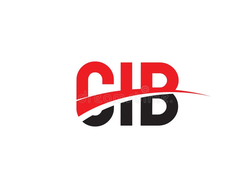 CIB Letter Initial Logo Design Vector Illustration Stock Vector ...
