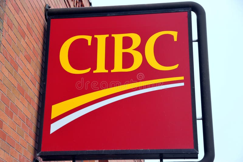 CIBC Bank Sign editorial stock photo. Image of corporate - 18887998