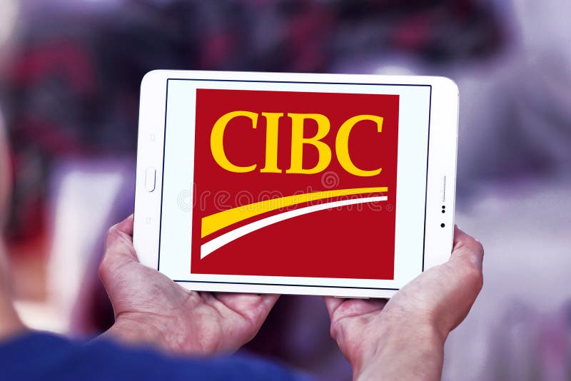 CIBC-Banklogo redaktionelles bild. Bild von zeichen - 102287870