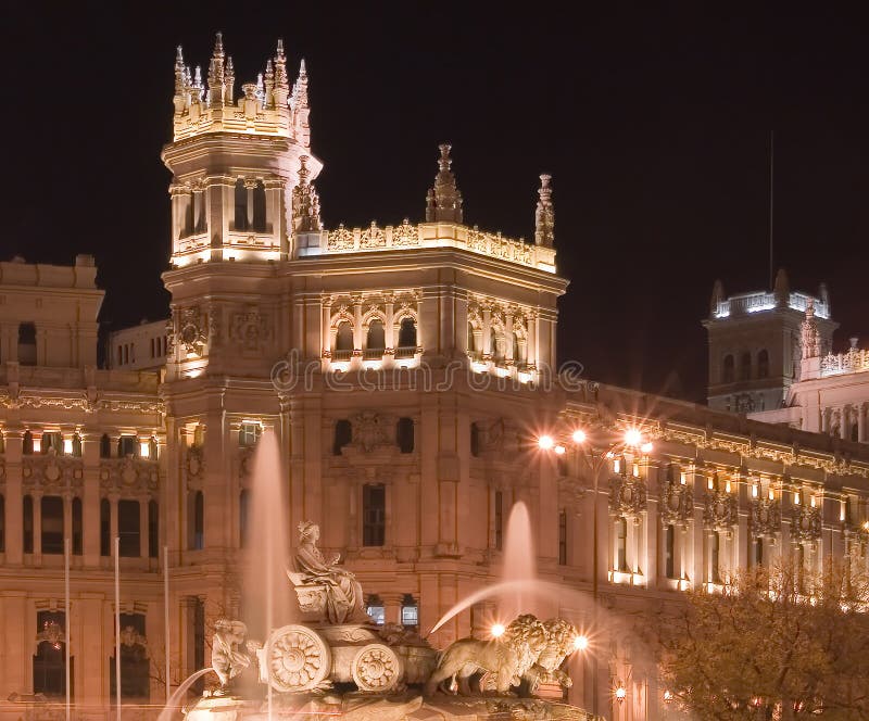 Cibeles statue in Madrid stock photo. Image of statue - 5331732