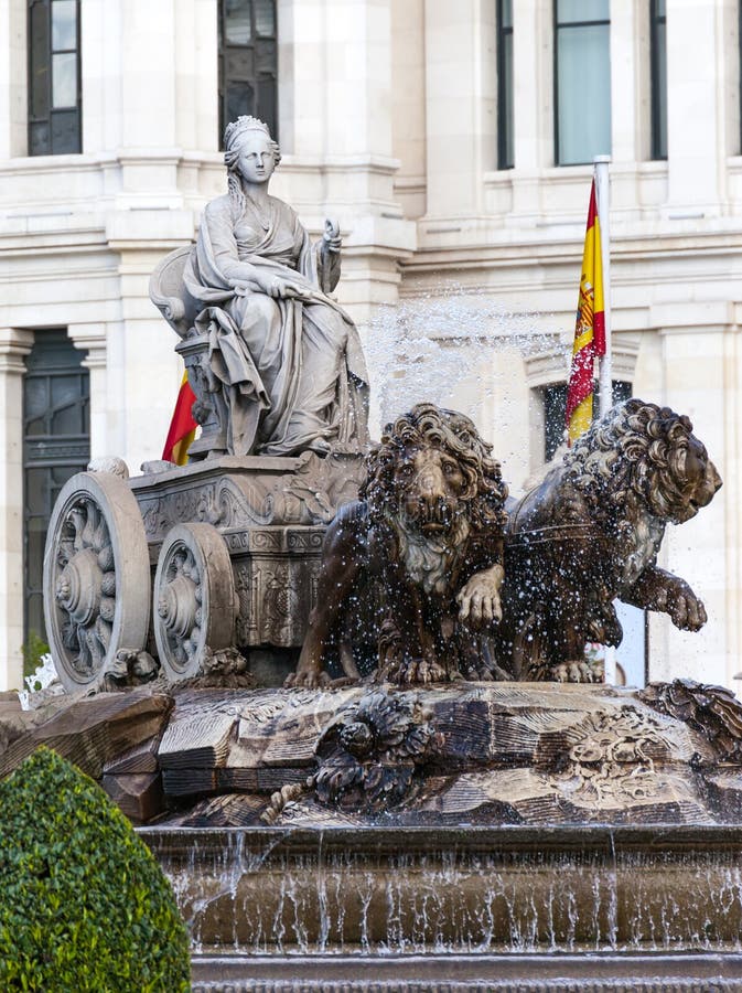 Cibeles stock photo. Image of european, animal, historic - 30874584