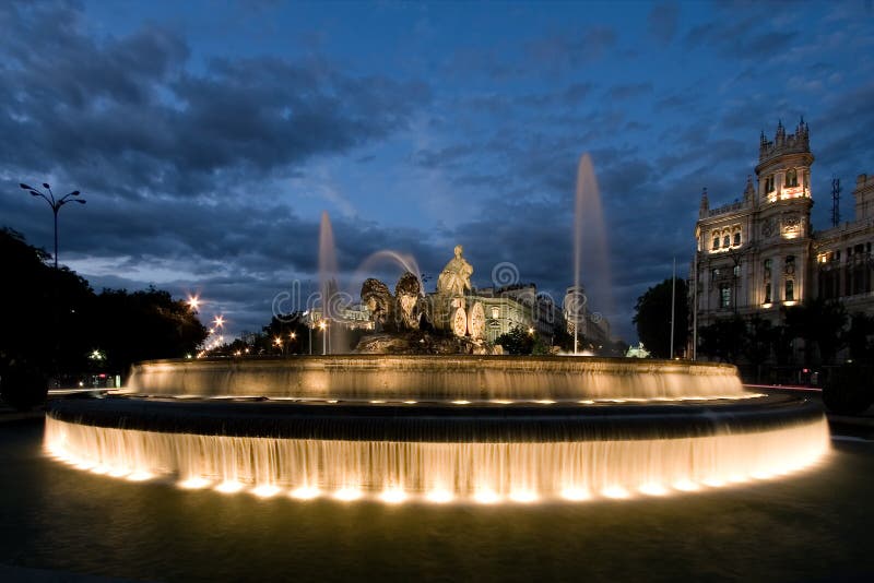 Cibeles square, Madrid stock image. Image of destination - 29051193