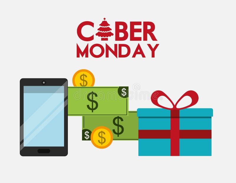 Ciber monday deals design stock vector. Illustration of commerce - 61924544
