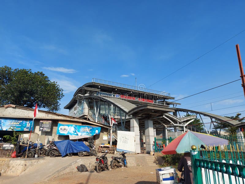 Cibitung Railway Station editorial stock photo. Image of transport ...