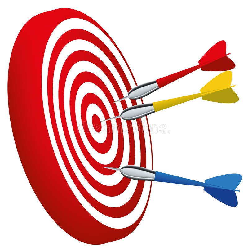 Cible illustration de vecteur. Illustration du personne - 28657112