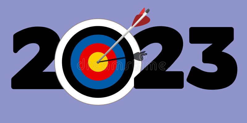 Concept of a Company that Wants To Reach Its Goal for 2023, with an ...