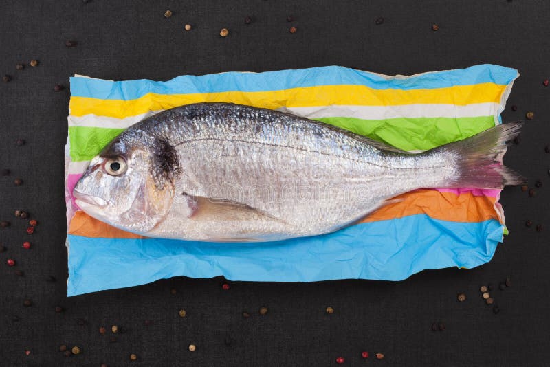 Cibo Gastronomico Del Pesce Fresco Immagine Stock - Immagine di animale ...