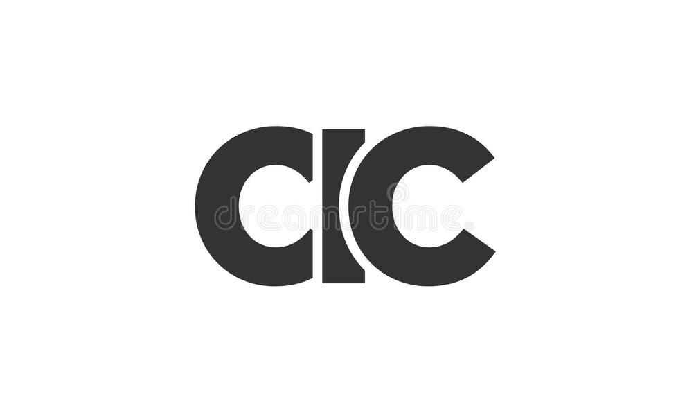 CIC Logo Design Template with Strong and Modern Bold Text. Initial ...